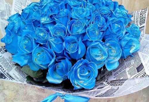 Синие розы цветы букеты доставка