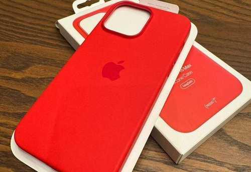 Чехол red Apple original на iPhone 14 Pro max