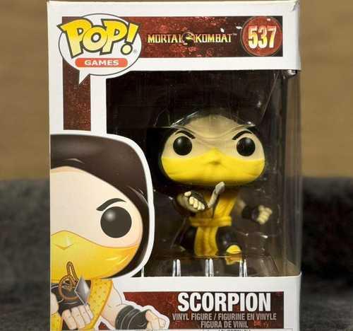 537 Фигурка Funko Pop Mortal Kombat: Scorpion