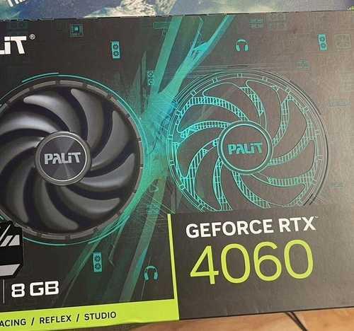 Видеокарта Palit GeForce RTX 4060 dual OC 8G