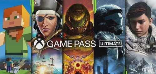 Xbox game pass ultimate любой срок, игры