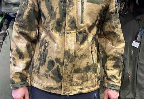 Куртка тактическая 762 софтшелл (Softshell), мох