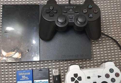 Sony playstation 2 slim (полный комплект)