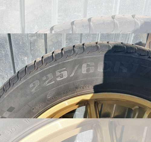 Колеса r17 5x100 лето 225х60 r17