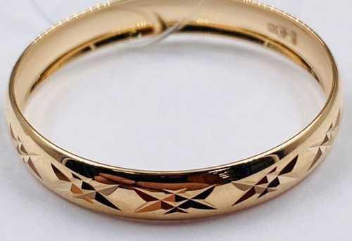 Золотое кольцо новое, 21 размер, 1.50 гр