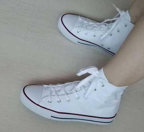 Белые кеды конверсы converse