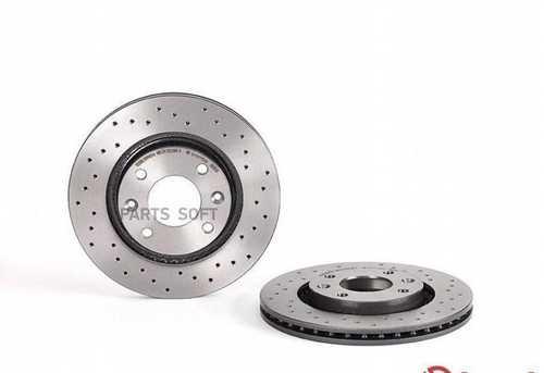 Brembo 09.8695.1X Диск торм. пер.вент. Xtra 266x22