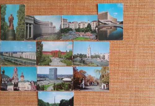 Календарики-открытки УССР