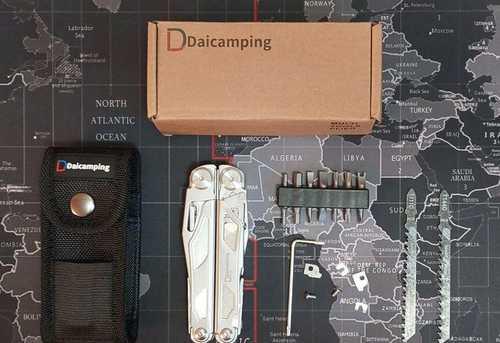 Мультитул Daicamping DL30 + набор бит и пилка