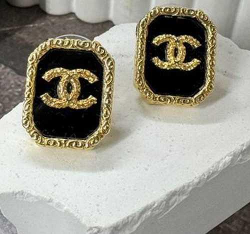 Серьги chanel