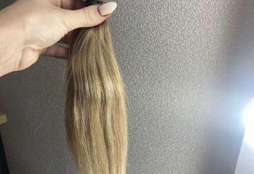 Волосы для наращивания 35-38 см блонд