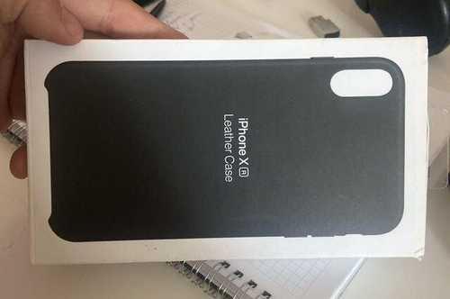Чехол iPhone xr leather case