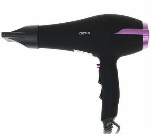 Фен dexp HD-2000AC черный/фиолетовый
