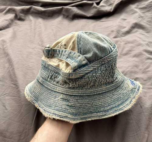 Kapital The Old Man Sea Denim Bucket Hat панама