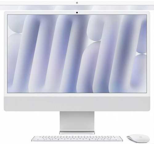 Apple iMac 24" M4 CPU 10-Core, GPU 10-Core, 16GB, 256GB, 2024 Silver mwuu3