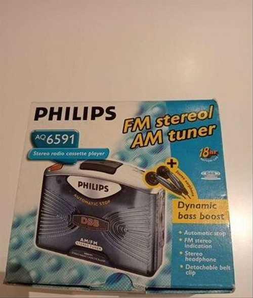 Плеер кассетный Philips AQ6591