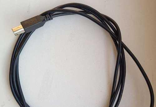 USB кабель HP для принтера: USB A(m) - USB(m)