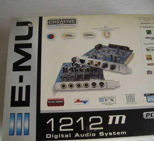 Звуковая карта Creative Professional E-Mu 1212M