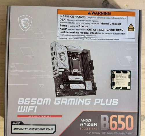 Новый Ryzen 77000 новая MSI B650 Gaming Plus WiFi