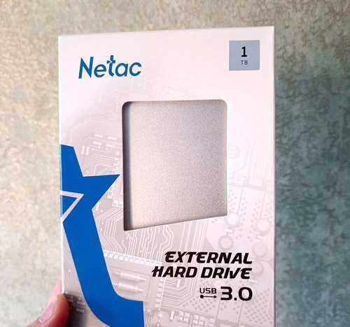 1 тб Внешний HDD Netac K338 Новый. Корпус алюминий