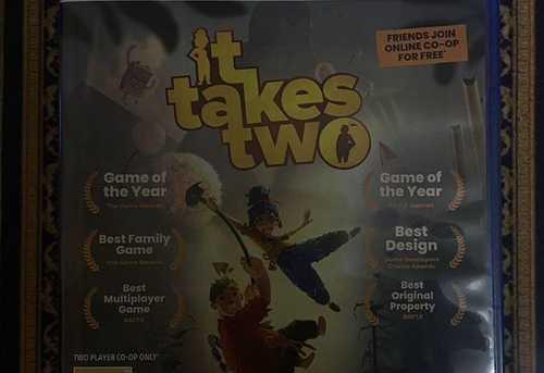 Диск It takes two на ps4