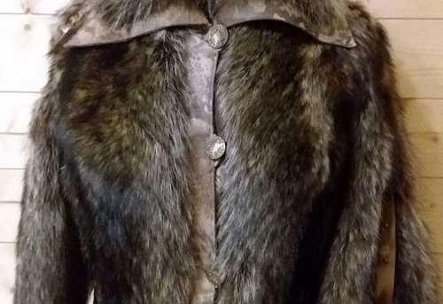 Куртка женская зимняя из меха енота