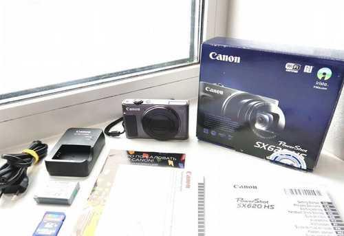 Фотоаппарат Canon SX620 HS (20.2Мп) wi-fi + 32гб