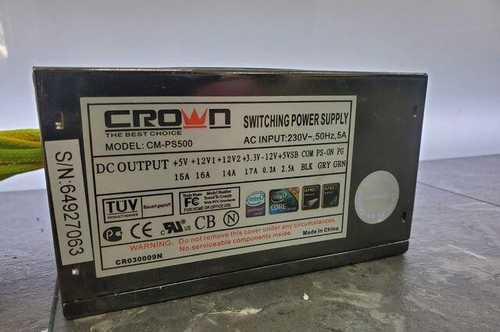 Блок питания Crown CM-PS500 500W