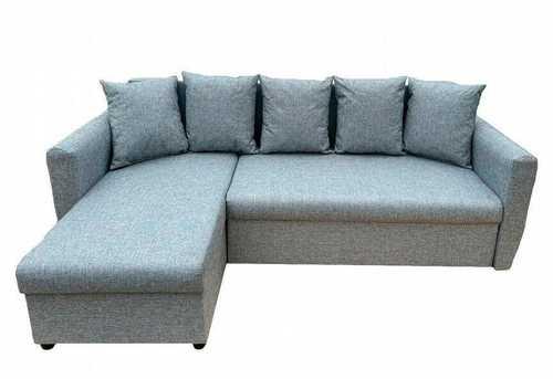 Угловой диван-кровать "Мартин" светло-серый