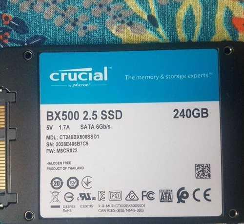 SSD Crucial BX500 240Gb SATA