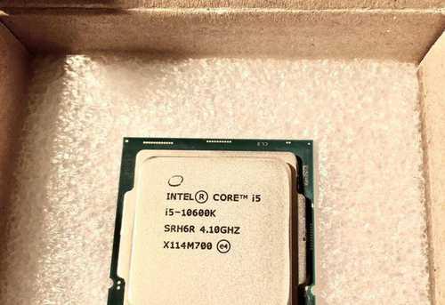 Процессор intel core i5 10600k LGA 1200