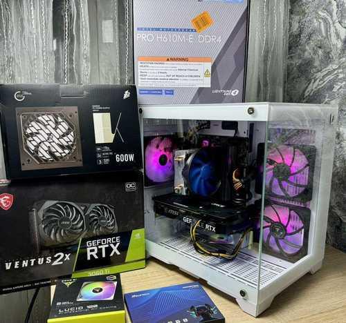 Игровой пк: i3 12100f/ RTX 3060 ti/ 16 озу