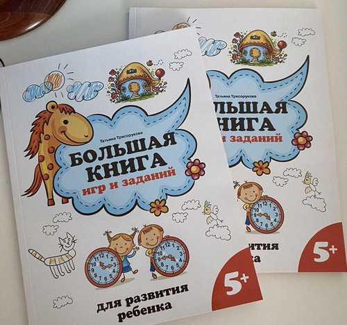 Большая книга игр и заданий, 5+ Т. Трясорукова