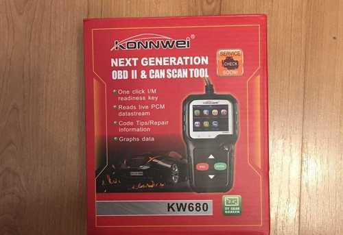 Автосканер konnwei KW680