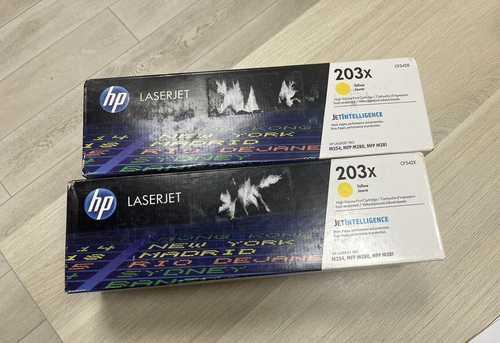 Картриджи HP 203X CF541X / CF542X / CF543X