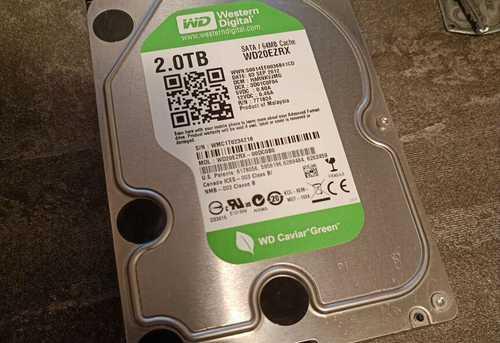 Жесткий диск HDD SATA Western Digital 2TB Green