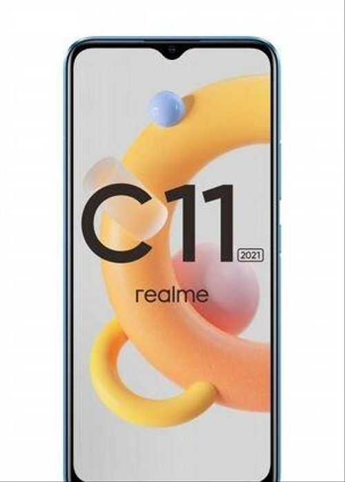 Realme C11 2021 2/32Gb голубой RMX3231