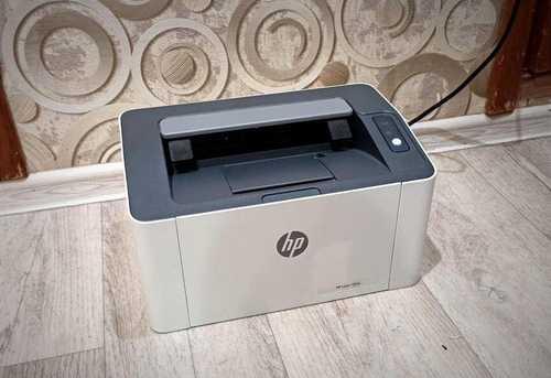 Лазерный принтер HP 107w. Wi-Fi.Картридж оригинал