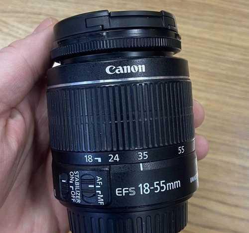 Объектив Canon ef s 18 55 is ii отличный