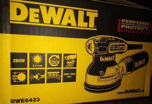 Шлифмашина dewalt DWE6423