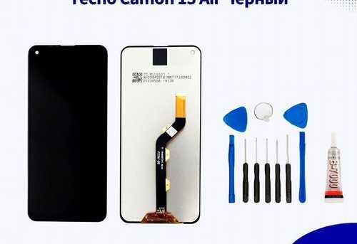 Дисплей для Tecno Camon 15 Air Чёрный