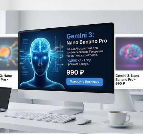 Подписка Gemini Pro на 1 год