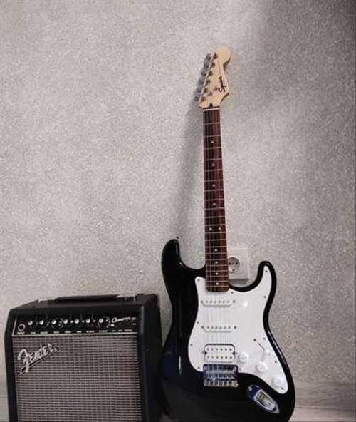 Электрогитара с комбиком Fender&Fender
