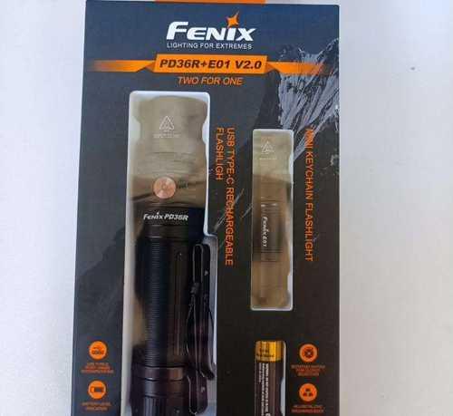 Фонарь светодиодный Fenix PD36R+E01