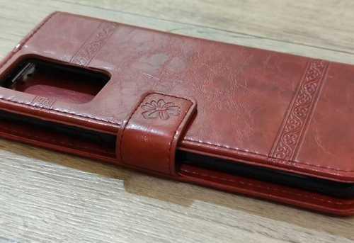 Кожаный чехол для Xiaomi Redmi Note 10 pro