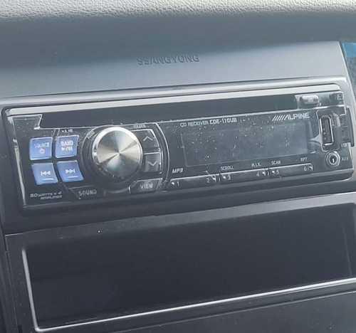 Магнитола alpine cde 110ub   Bluetooth AUX