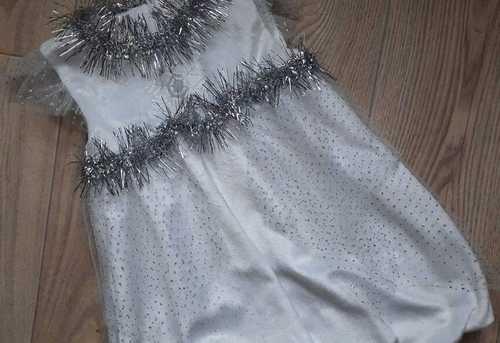 Платье новогоднее Снежинка