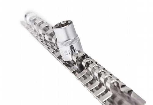 Набор головок E-профиль 15пр.1/4" 3/8" 1/2"(1/4":E