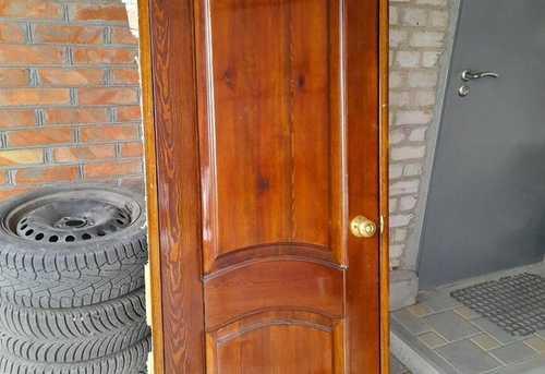 Межкомнатная дверь деревянная с коробкой