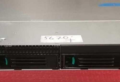 Сервер Intel S5500WBV / 4 LFF(1U) 2хЕ5645/32гб